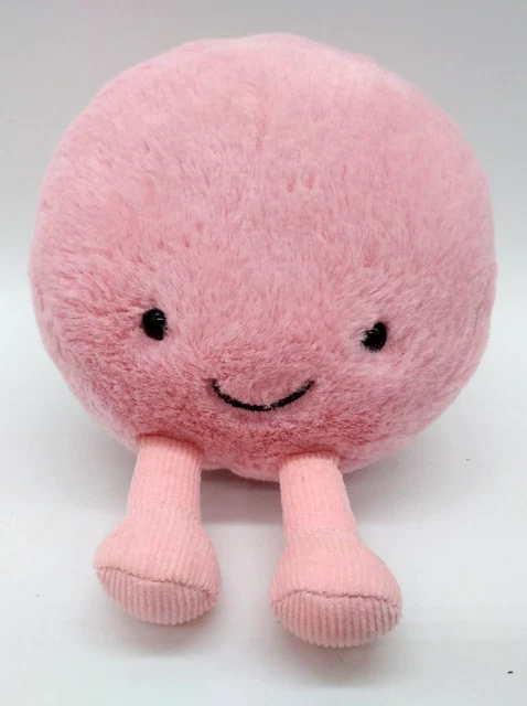 JELLYCAT AMUSEABLES MIA Macaron Pink Plush Soft Toy, Jelly Patisserie ...