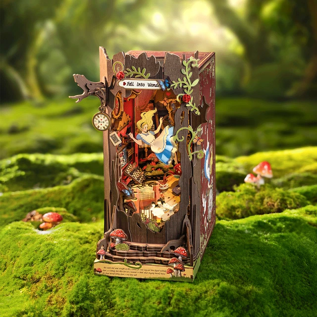 ROLIFE FALL INTO Wonder DIY Book Nook Shelf Insert TGB12 £35.99 ...