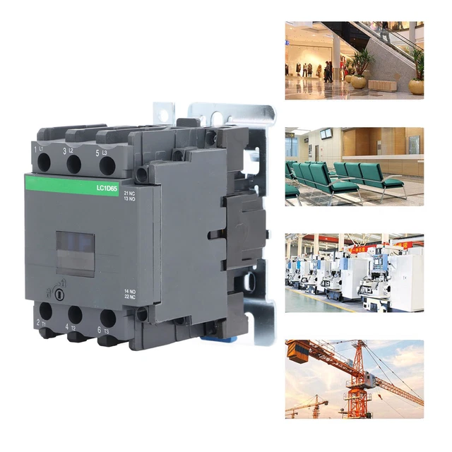 (AC380V COIL VOLTAGE)AC Contactor Copper Coil 1NO 1NC High Sensitivity ...