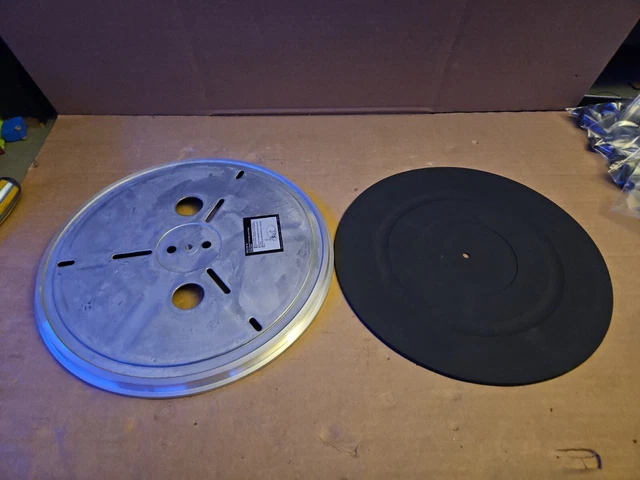OEM ORIGINAL SONY PS-LX2 Turntable Both Rubber/Metal Plate Platter Mat ...