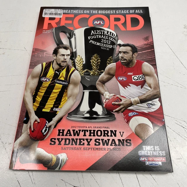 ORIGINAL RETRO AFL VFL Football Footy Grand Final Record 2008 Geelong ...