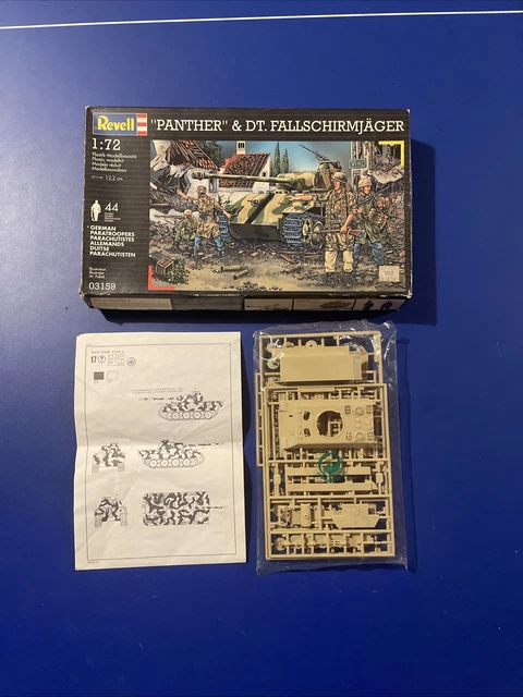 REVELL 03159 1:72 Scale Panther Tank Plastic Model Kit £14.99 - PicClick UK