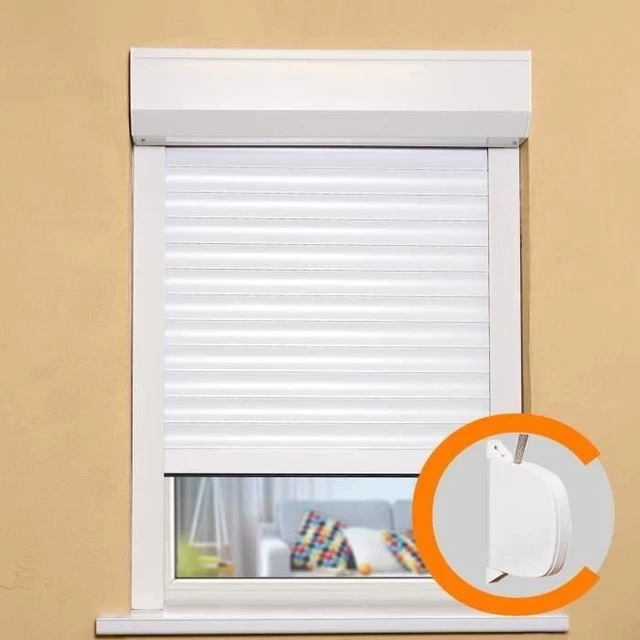 VOLET ROULANT H120 x L100 cm PVC recoupable en largeur et hauteur - PVC ...