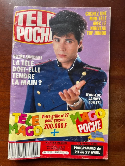 TÉLÉ POCHE 18/04/1988; J. L. Lahaye/ M. Galabru/ Liane Foly/ H. Sannier ...
