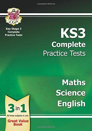 KS3 COMPLETE PRACTICE Tests - Maths, Science & English (Practice Papers ...