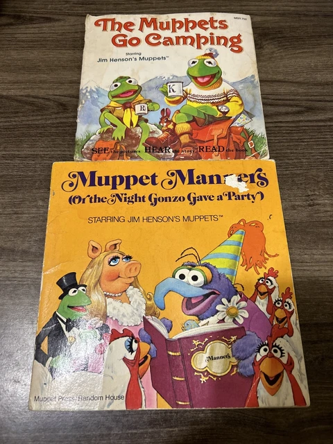 VINTAGE THE MUPPETS Go Camping And Muppet Manners 1981 Jim Henson $12. ...