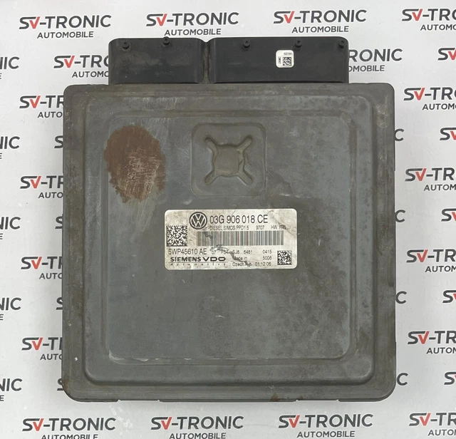 CALCULATEUR MOTEUR SIMOS PPD1.5 VW 03G906018CE 5WP45610AE HW H45 EUR ...
