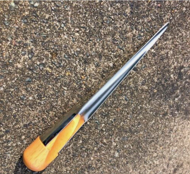 LARGE SWEDISH SPLICING fid, made from stainless steel & real wood. FREE ...