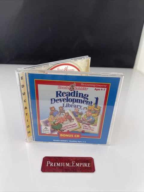 READER RABBITS READING Development Library 1 CD-ROM Win/Mac 3.1/95 $9. ...
