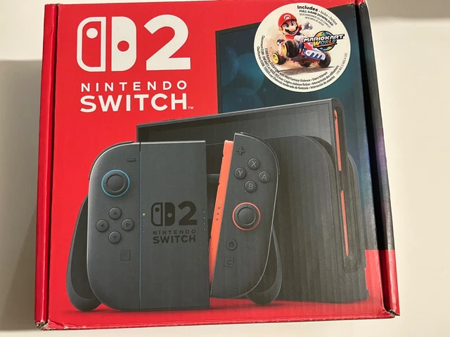NINTENDO SWITCH 2 Launch Day Nintendo Switch 2- Box Only –Mario Kart ...