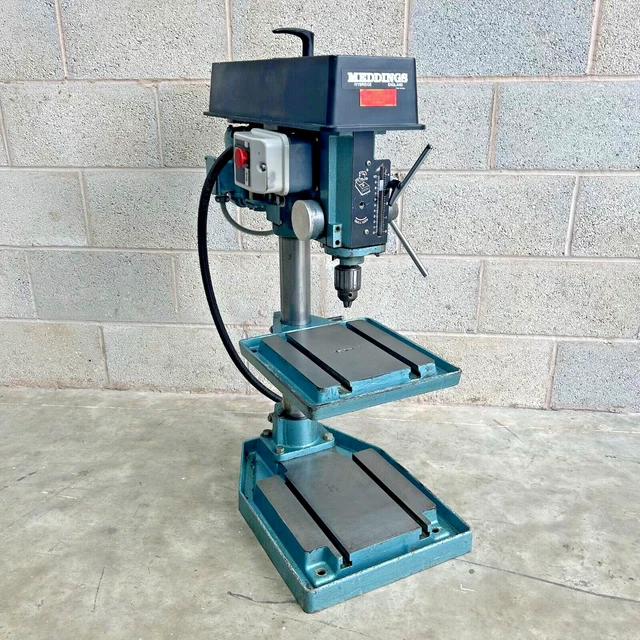 MEDDINGS LB1 BENCH Mounted Pillar Drill Press 3 Phase £450.00 - PicClick UK