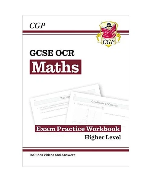 Gcse Maths Ocr Exam Practice Workbook Higher Includes Video 7923