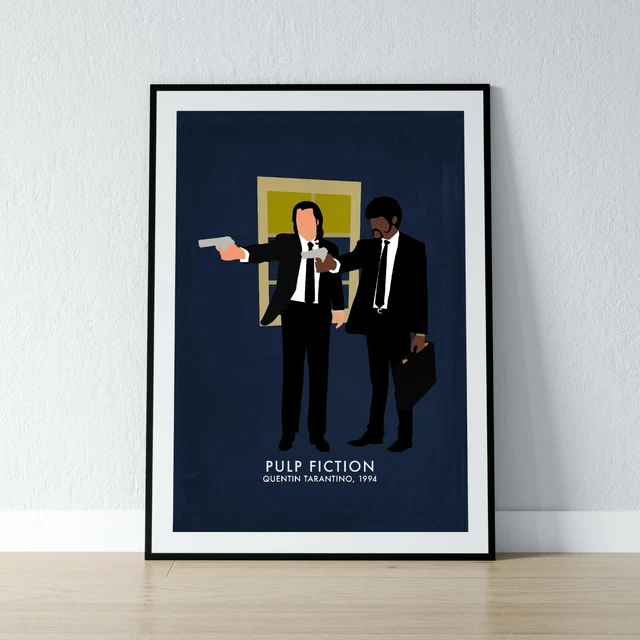 PULP FICTION POSTER | A3 & A4 Minimalist Movie Poster Prints | Movie ...