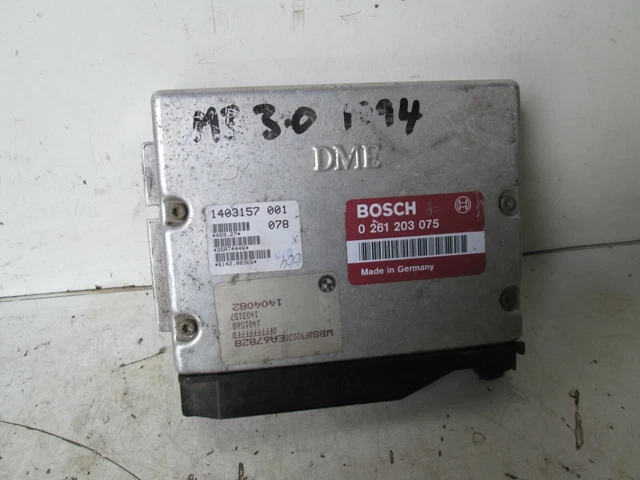 BMW E36 M3 3.0 engine ecu dme S50B30 NON EWS 1994 Bosch £450.00 ...