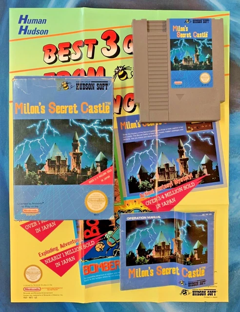 NES - MILON'S Secret Castle - Hudson Soft (Complete in Box) EUR 40,97 ...
