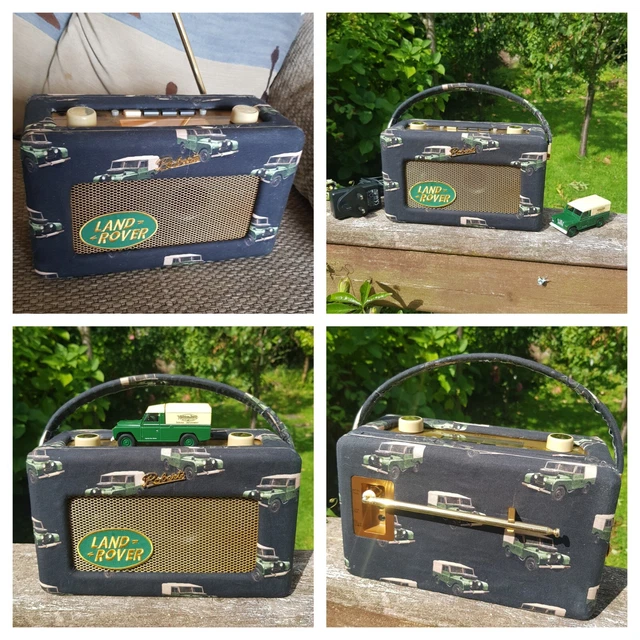 RADIO D'EPOCA ROBERTS DAB RD-60 Land Rover/tema Landy tessuto e ...