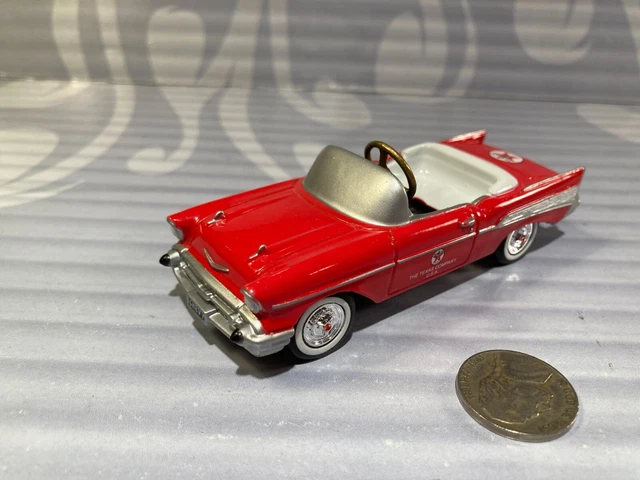 GEARBOX TEXACO 1957 Chevrolet Chevy Bel Air Convertible Toy Pedal Car ...