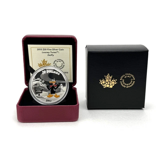 2015 CANADA $20 Looney Tunes: Daffy Duck - 1 oz Fine Silver Coin $108. ...
