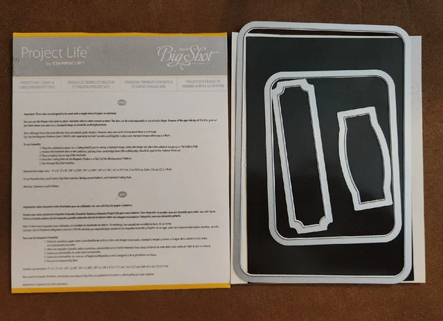 STAMPIN' UP! PROJECT LIFE CARDS & LABELS Framelits Dies - 1 Die Missing ...