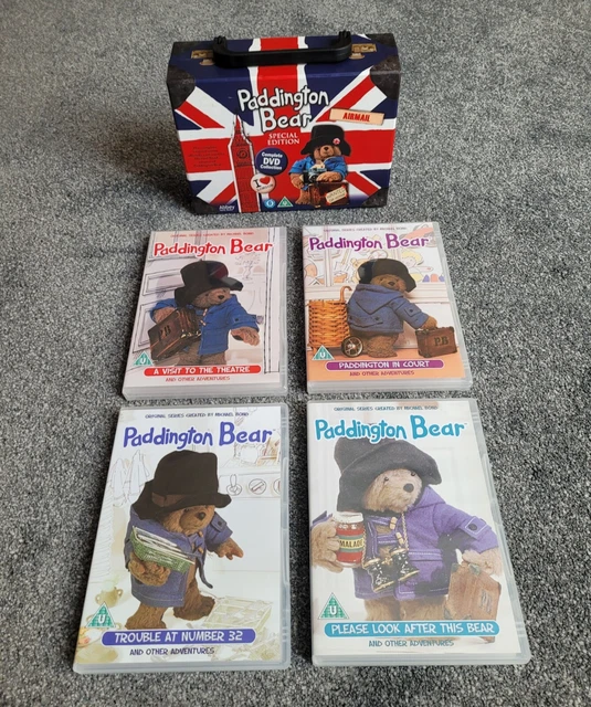 PADDINGTON BEAR DVD Complete Collection ~ Suitcase ~ Royal Mail Tracked ...