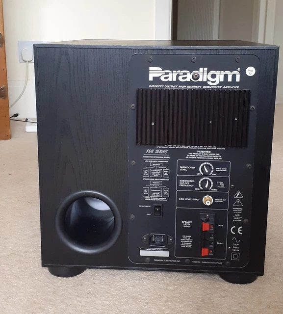 PARADIGM PDR-10 Active Subwoofer 100W £0.99 - PicClick UK