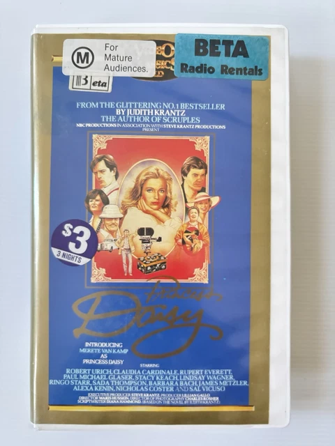 RARE BETA MAX Video Cassette Tape Princess Daisy Big Box Movie Ex ...