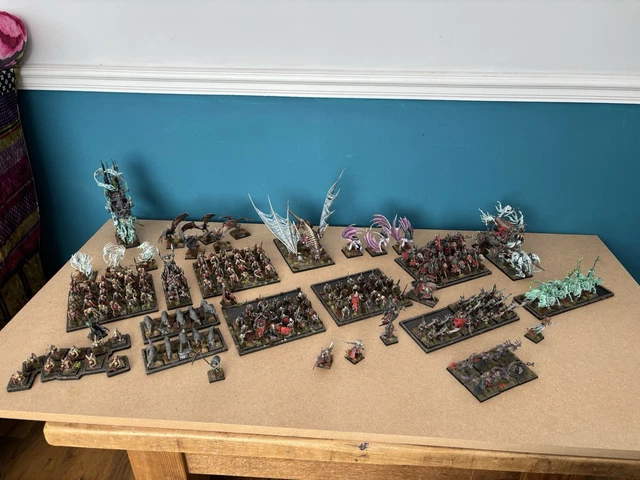 WARHAMMER OLD WORLD Fantasy Vampire Counts Army Painted High Standard £ ...
