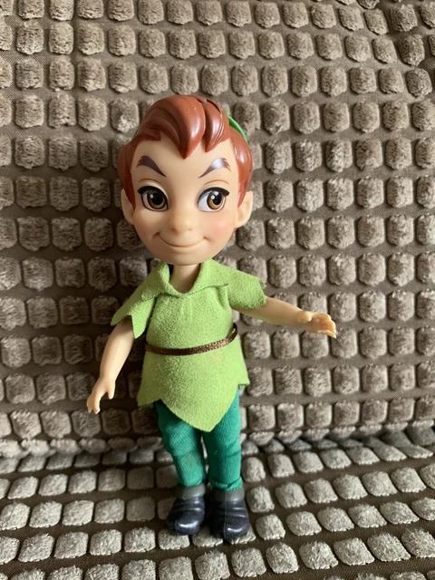 DISNEY STORE ANIMATOR Collection Peter Pan 5" Mini Doll Figure HTF RARE ...