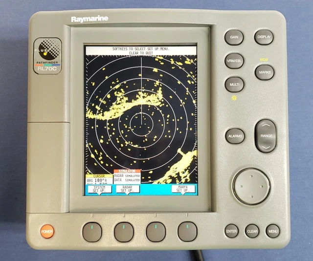 RAYMARINE RL70C RADAR & HSB Chartplotter Display E52033 EUR 340,93 ...
