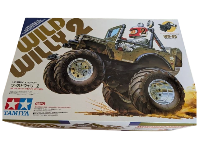 TAMIYA 1/10 RC Wild Willy 2 WR-02 Off Road Electric Kit New Unassembled ...