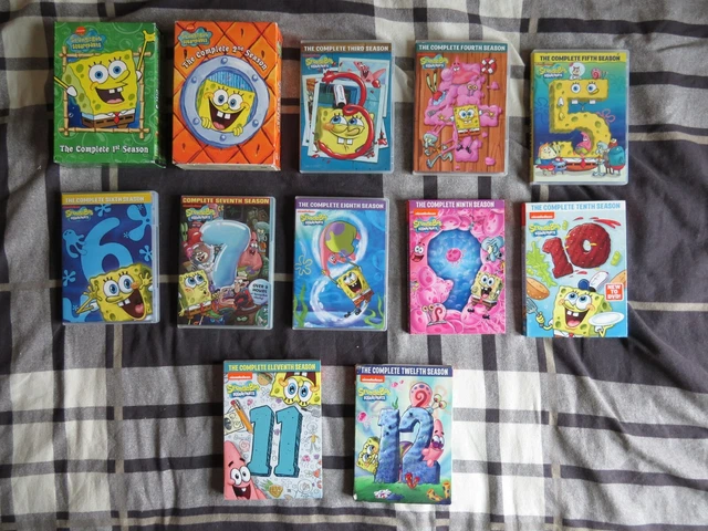 SPONGEBOB SQUAREPANTS SERIES Complete Season 1-12 Dvd Set £86.81 ...