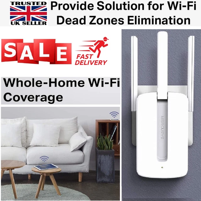 WIFI BOOSTER INTERNET Extender Virgin Media Range Repeater Home Network ...
