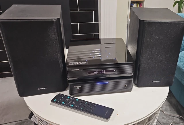 SANDSTROM MICRO HIFI System Black 50w RMS DAB CD FM SHFTPPH10 £37.08 ...