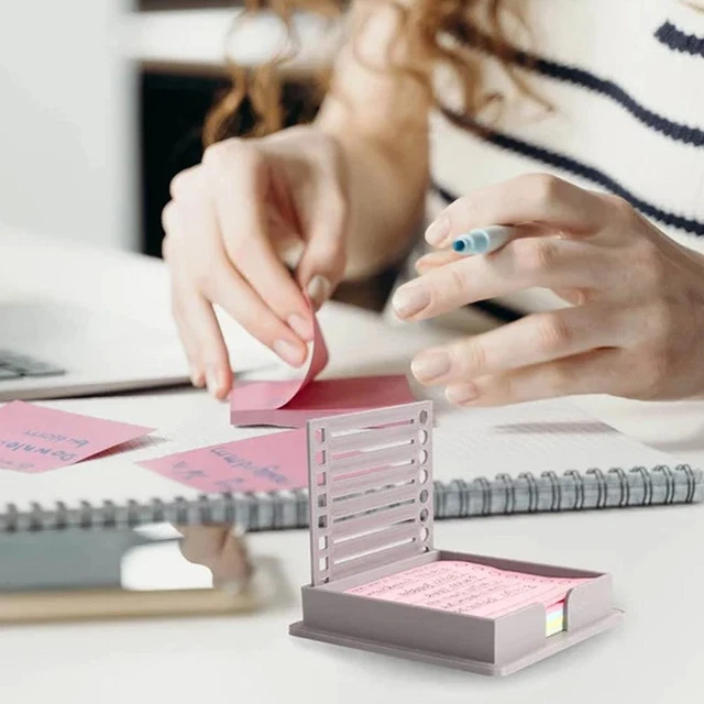 STICKY NOTE DISPENSER with Pad Template Pad Holder Dispenser P0H2 I6G4 ...