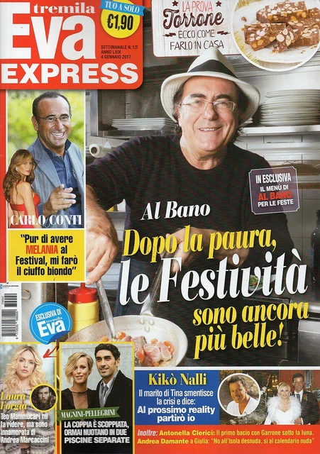 EVA EXPRESS, 2017 1-2#Al Bano,Michelle Hunziker,Laura Forgia,Federica ...
