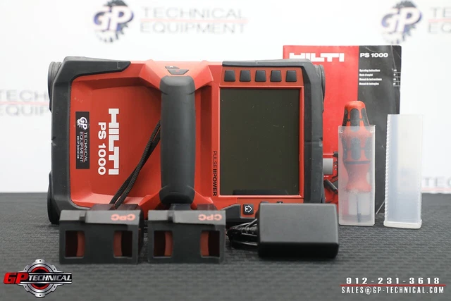 HILTI PS 1000 B X-Scan Concrete Scanner Unit+Charger/Batt - GSSI IDS ...