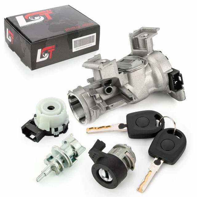 CONTACTEUR D'ALLUMAGE CONTACT Cylindre de Fermeture Boîtier Kit pour VW ...