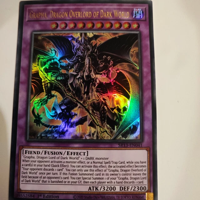 GRAPHA, DRAGON OVERLORD of Dark World YU-GI-OH 1 FIRST. Nm. En EUR 2,00 ...