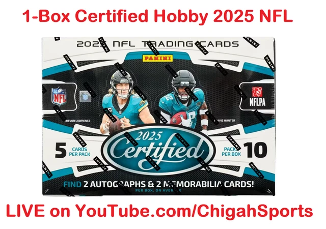 BUFFALO BILLS 1-BOX Certified Hobby NFL Football 2025 Break #6019 $3.89 ...