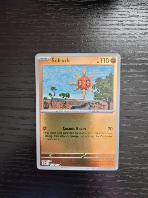 POKEMON MEGA EVOLUTION ME01 - Solrock - 075/132 - Reverse Holo £1.79 ...