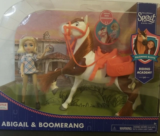 DREAMWORKS SPIRIT RIDING Free Collector Doll & Horse Abigail ...