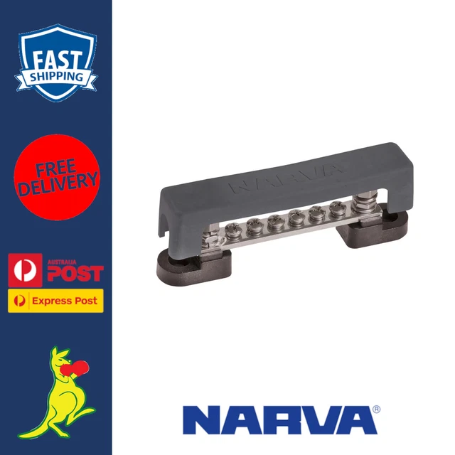 NARVA BUS BAR 6 Way Terminal Block Power Distribution Terminal Block ...