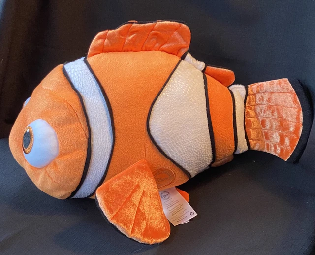 FINDING NEMO PIXAR Disney Store Original NEMO Stuffed Animal Plush Toy ...