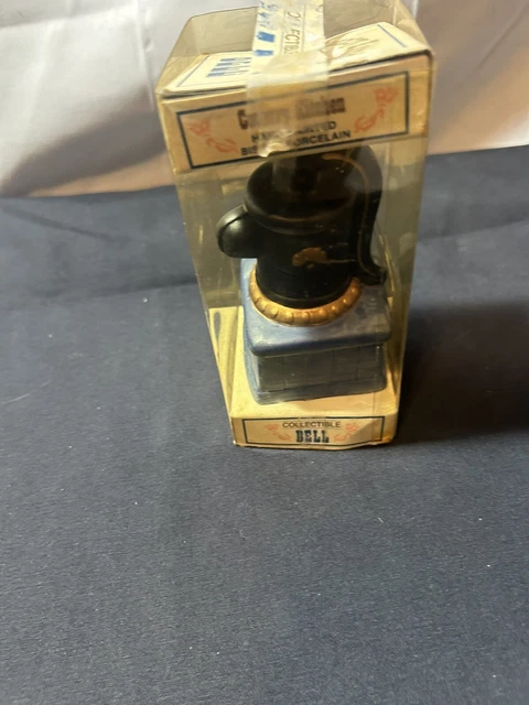 VINTAGE COLLECTIBLE COUNTRY kitchen bisque porcelain bell hand well ...