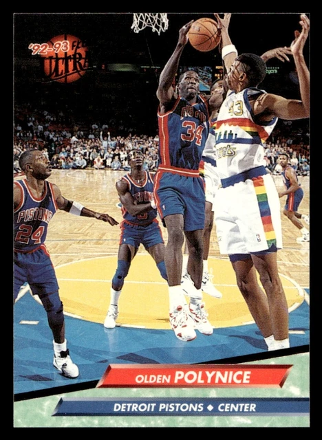 1992 ULTRA #259 Olden Polynice Detroit pistons EUR 1,67 - PicClick FR