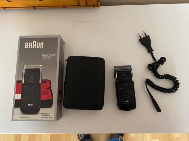 BRAUN MICRON VARIO 3 5424 Netz-Rasierer mit Box und Karton EUR 49,00 ...