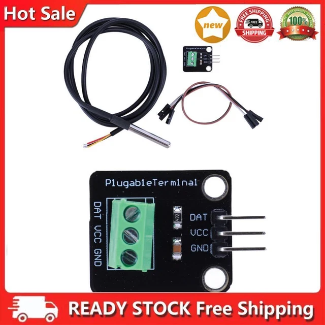 DS18B20 TEMPERATURE SENSOR Temperature Sensor Modules Temperature Sensor Board £5.51 - PicClick UK