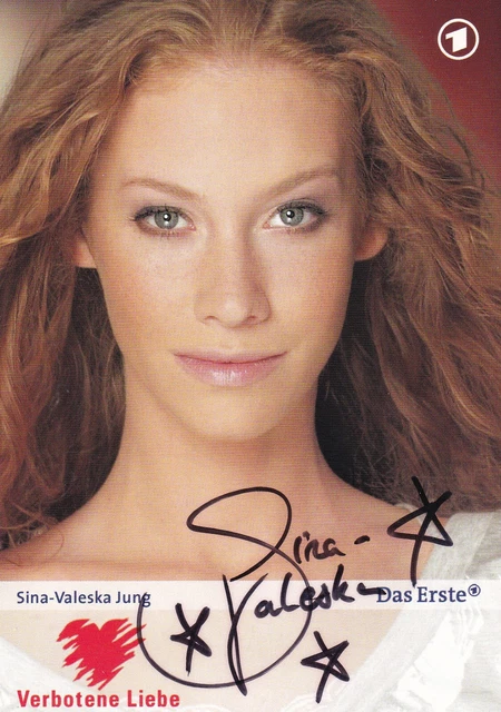 AUTOGRAMM - SINA-VALESKA Jung (Verbotene Liebe) EUR 2,75 - PicClick DE