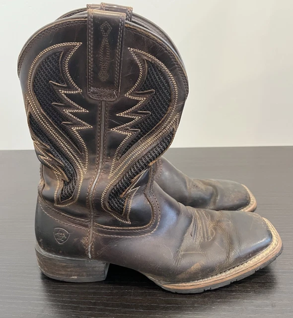 ARIAT MEN’S HYBRID Venttek Distressed Western Performance Boots Brown ...