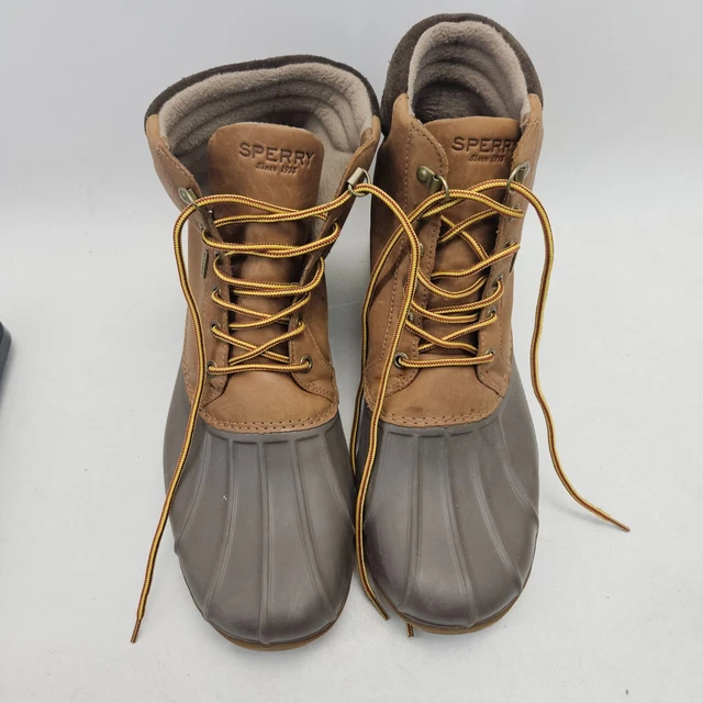 SPERRY TOP-SIDER MENS 11 Avenue Waterproof Duck Boots STS12126 Tan ...